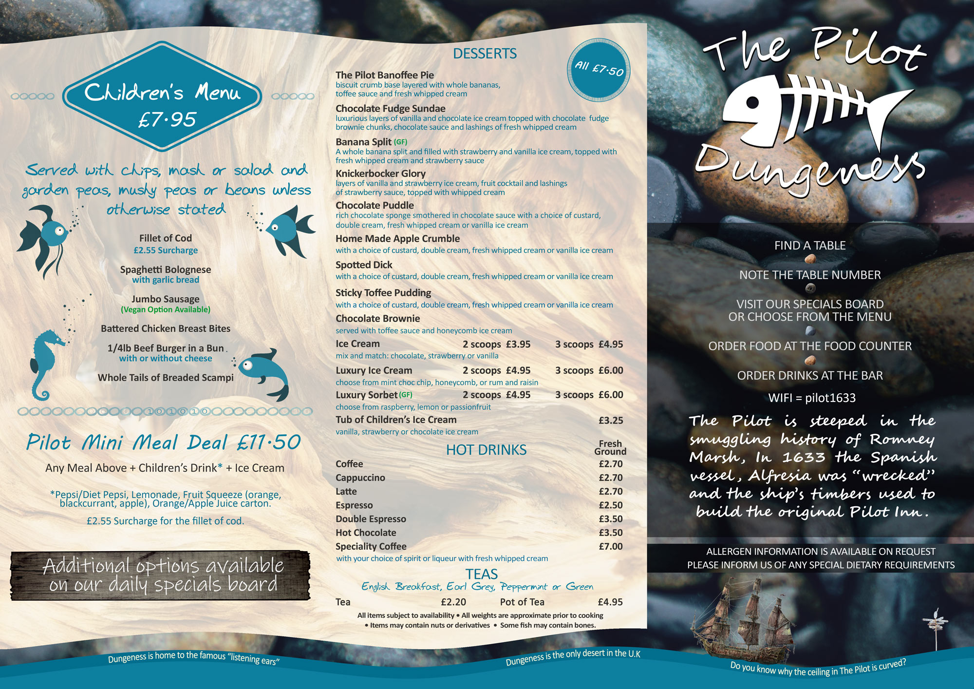 Menu – The Pilot